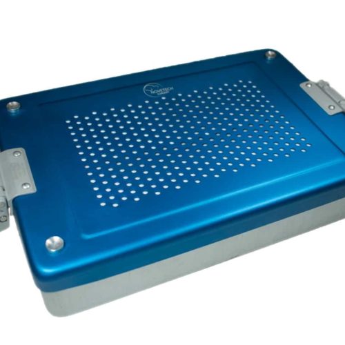 CONTAINER ALU 325x192x43mm BLUE - Novetech Surgery