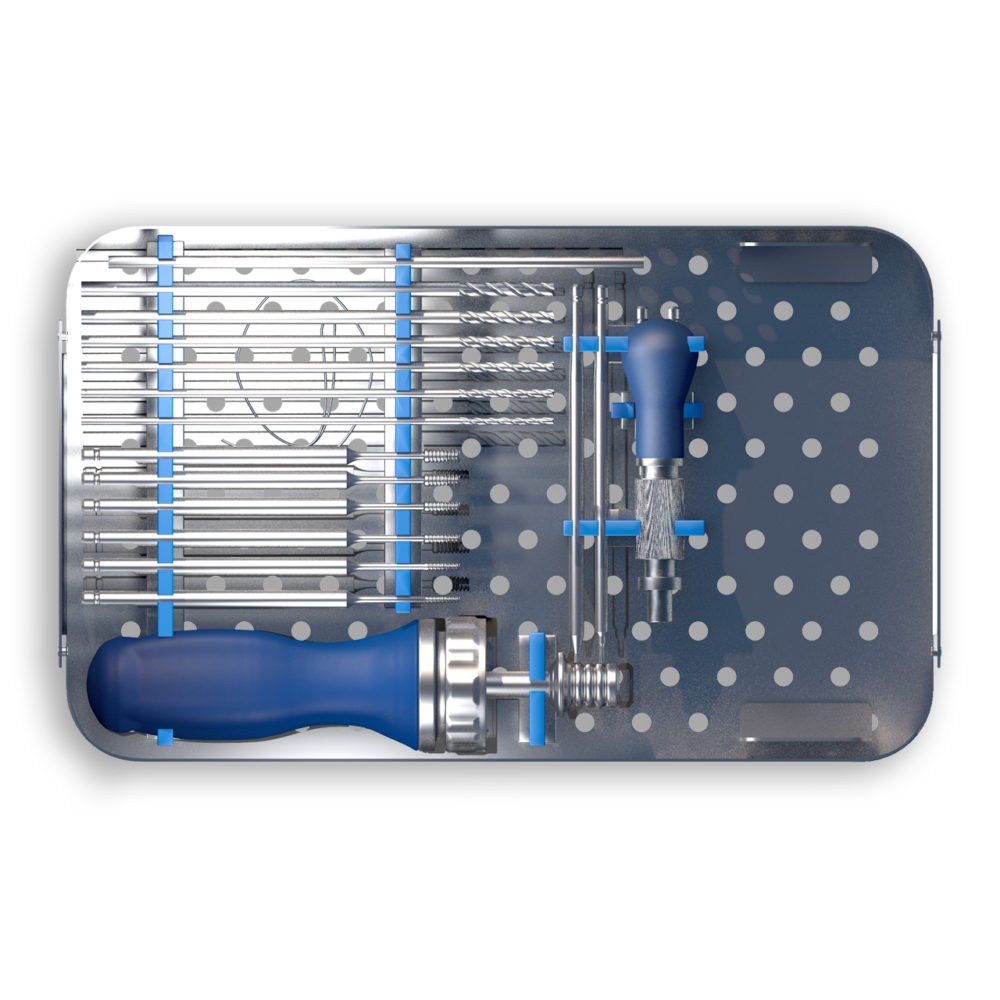 Instrument Kit Tray (without screw caddy) - Novetech Surgery