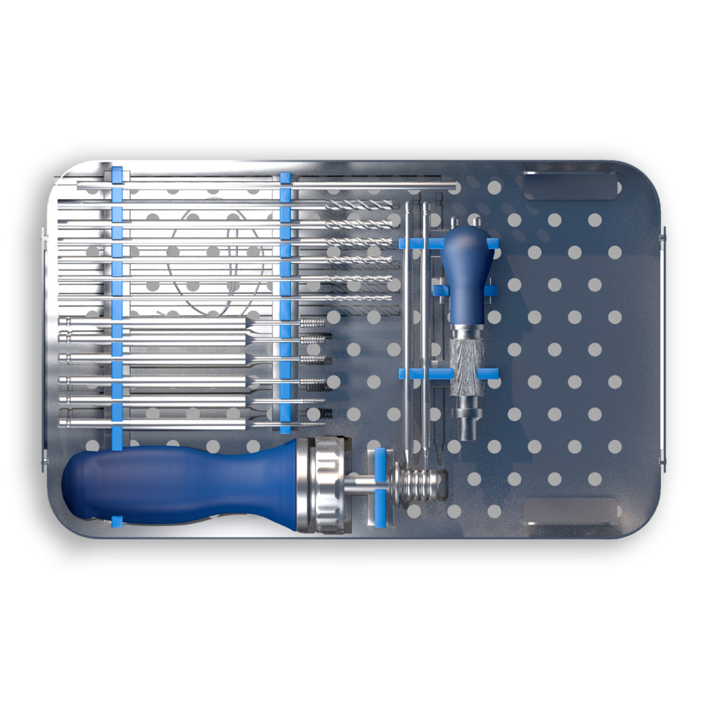 Instrument Kit Tray (without screw caddy) - Novetech Surgery